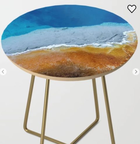 Yellowstone Colors Side Table - Hashola Designs